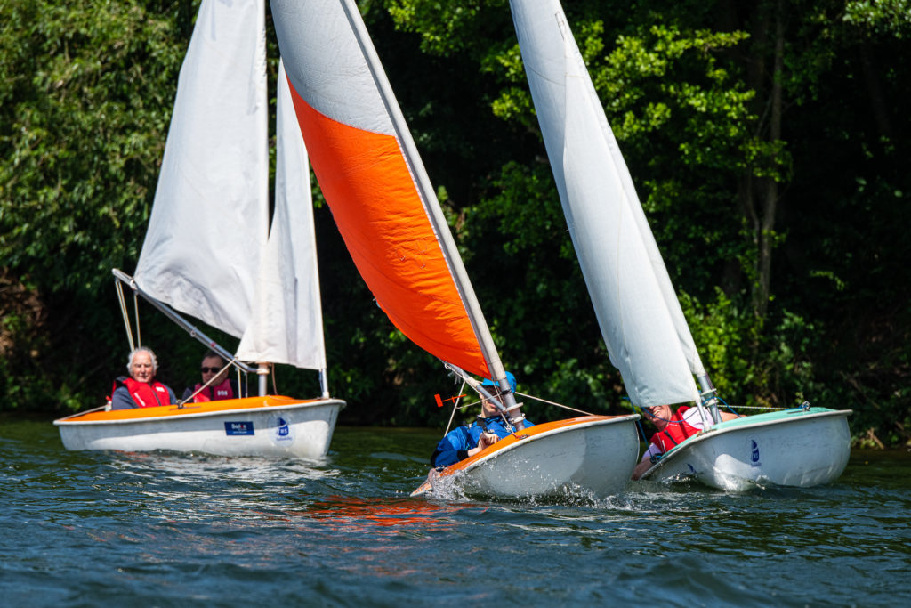 Sailing on a windy day…photos by David Barker – Wealden Sailability